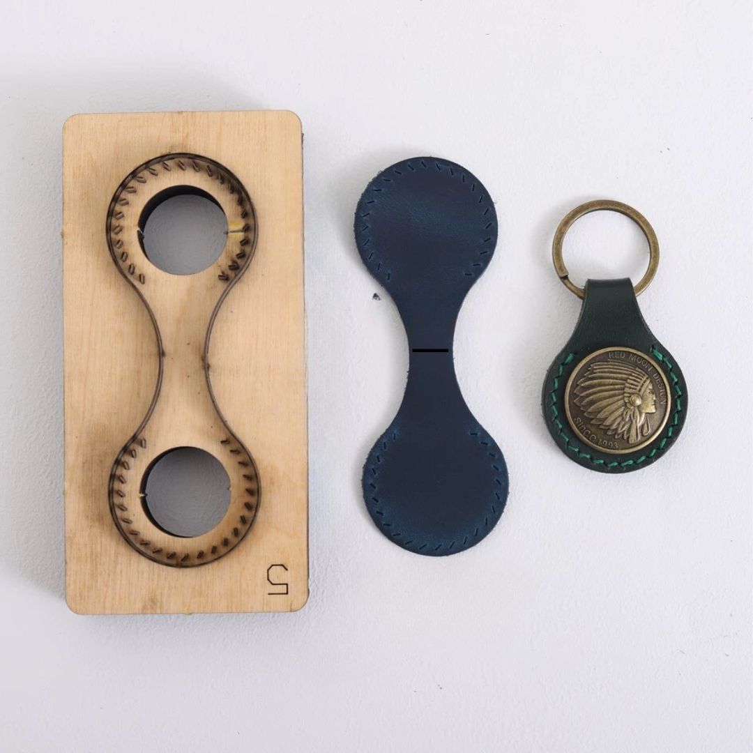 Keychain Cutting Die with Cutting Position - Japanese Blade; Vintage B ...