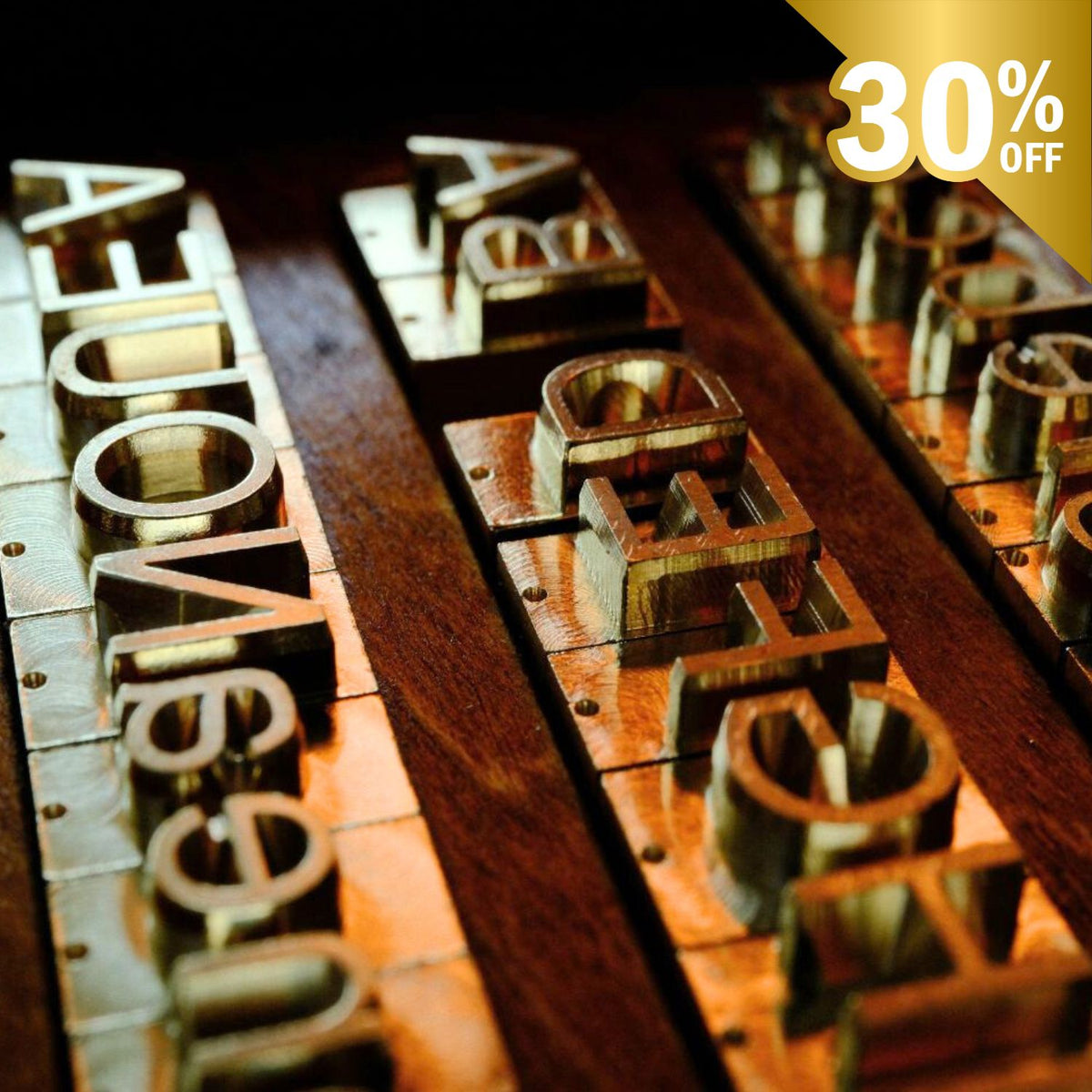 Customizable Large Font Brass Stamping Set Compatible with Maxita Hold ...