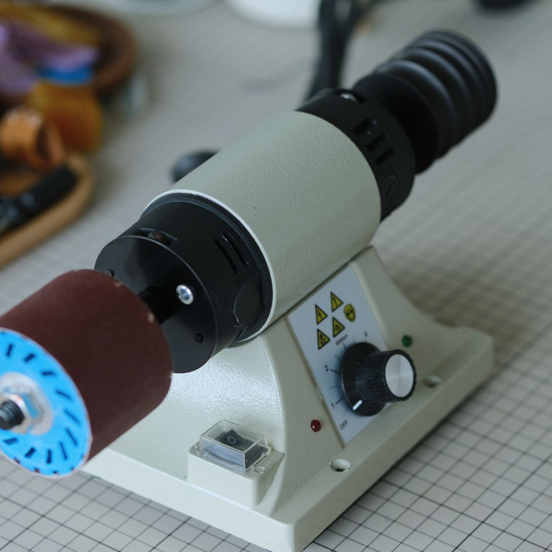 Leather Polishing Burnishing Machine – 8000RPM Adjustable Grinder for ...