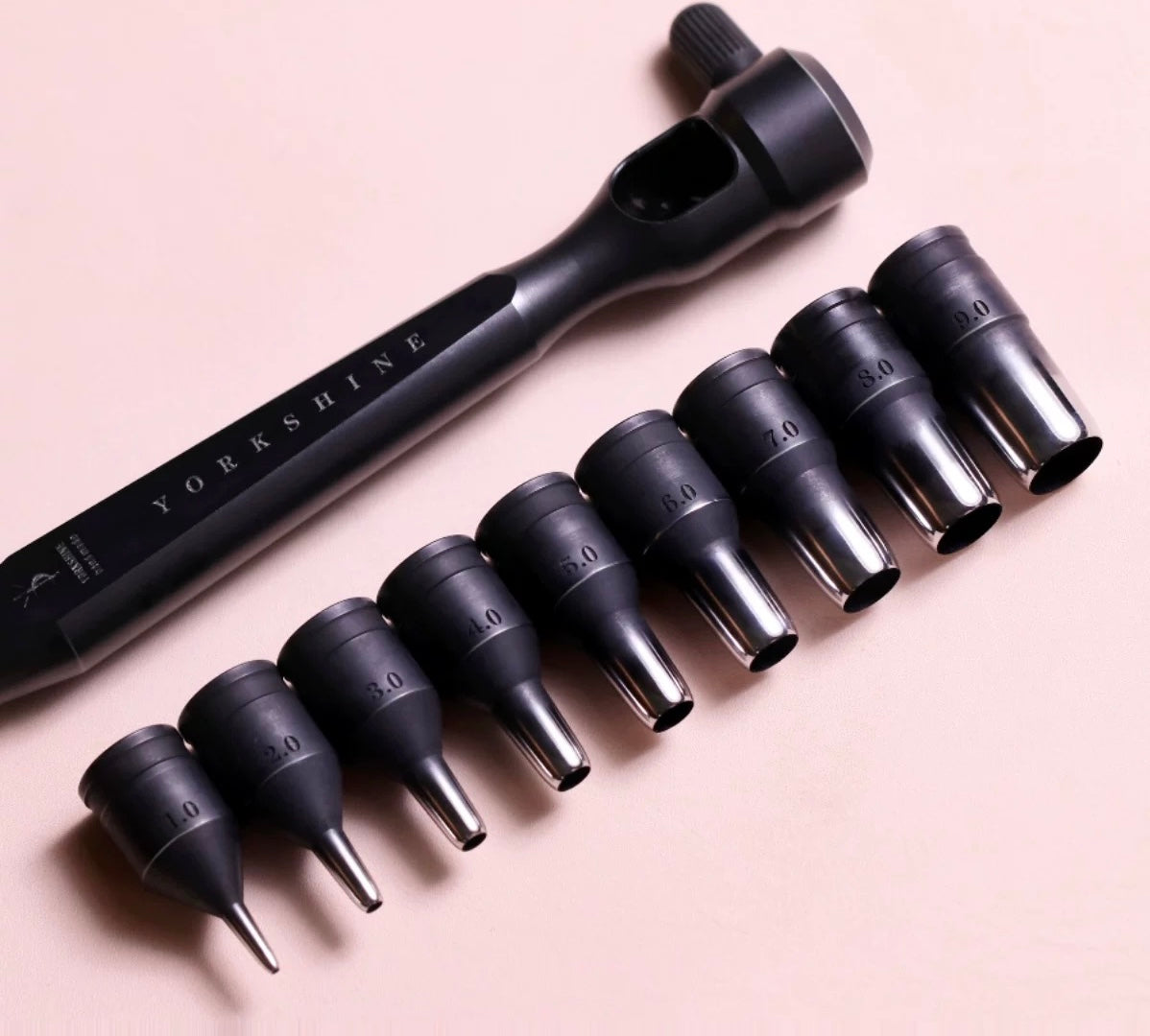 YORKSHINE Precision Hole Punch Set with Wooden Base – CÍ OFFICIAL