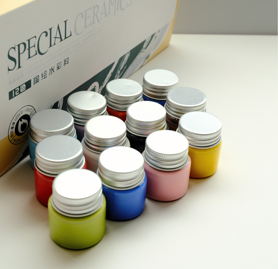 Underglaze Set, 12 Colors, Watercolor/ DIY Glaze – CÍ OFFICIAL